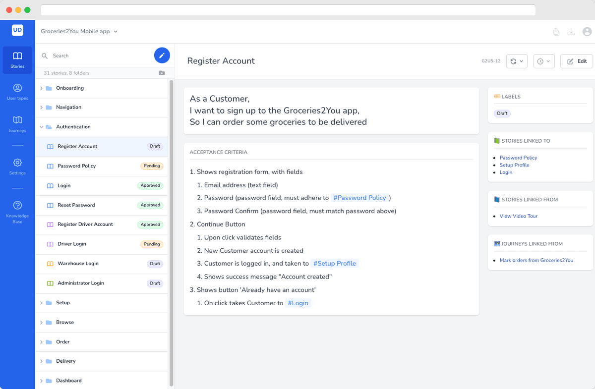 Userdoc - Build better software requirements
